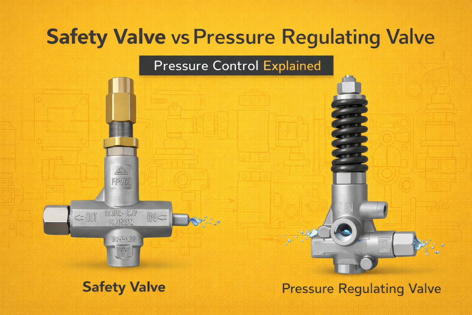 Safety Valve vs Pressure Regulating Valve: What’s the Difference? - fussenpump